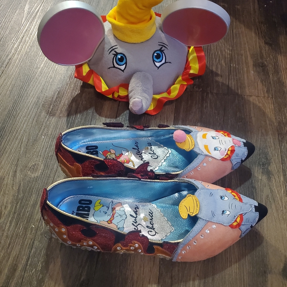 Disney X Irregular Choice Dumbo Shoes Flats - Gem